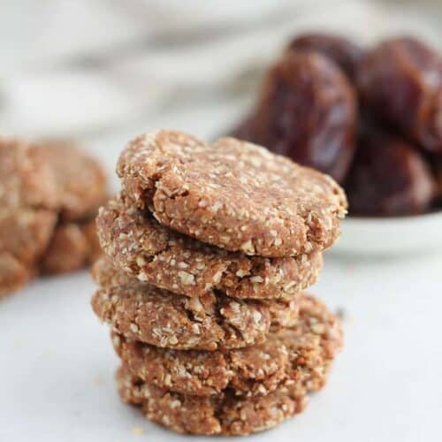 Sugar Free Date Cookies - Only THREE healthy ingredients!