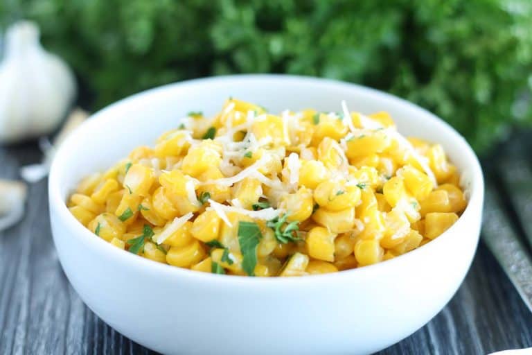 Garlic Butter Fried Corn - Use fresh or frozen corn!