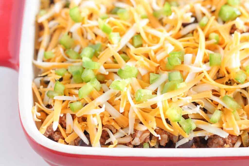Tex Mex Casserole - with Ground Beef and Beans - The Honour System