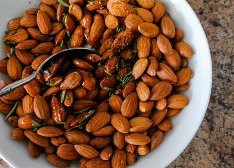 Oven Roasted Rosemary Almonds - Savory and Aromatic