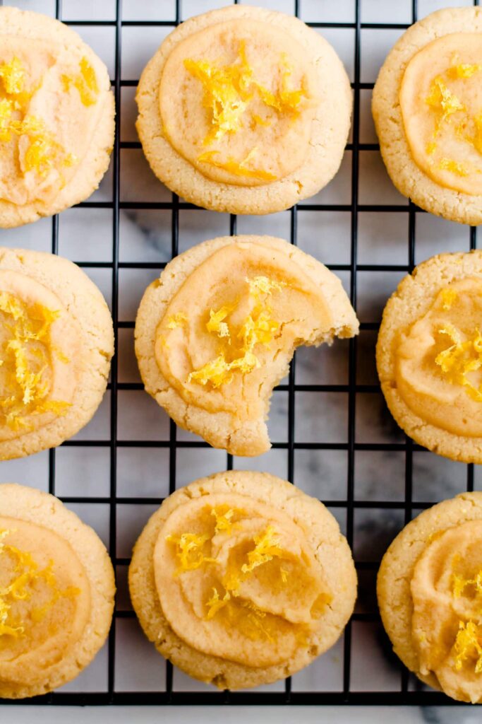 Almond Flour Lemon Cookies - The Honour System