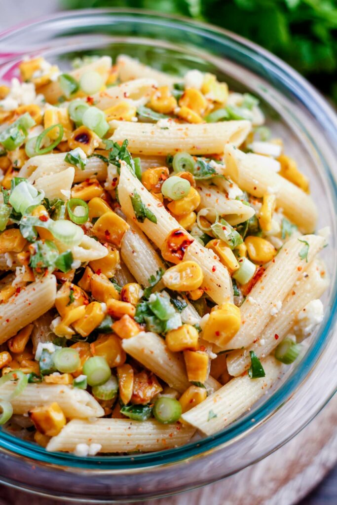Mexican Street Corn Pasta Salad - The Honour System