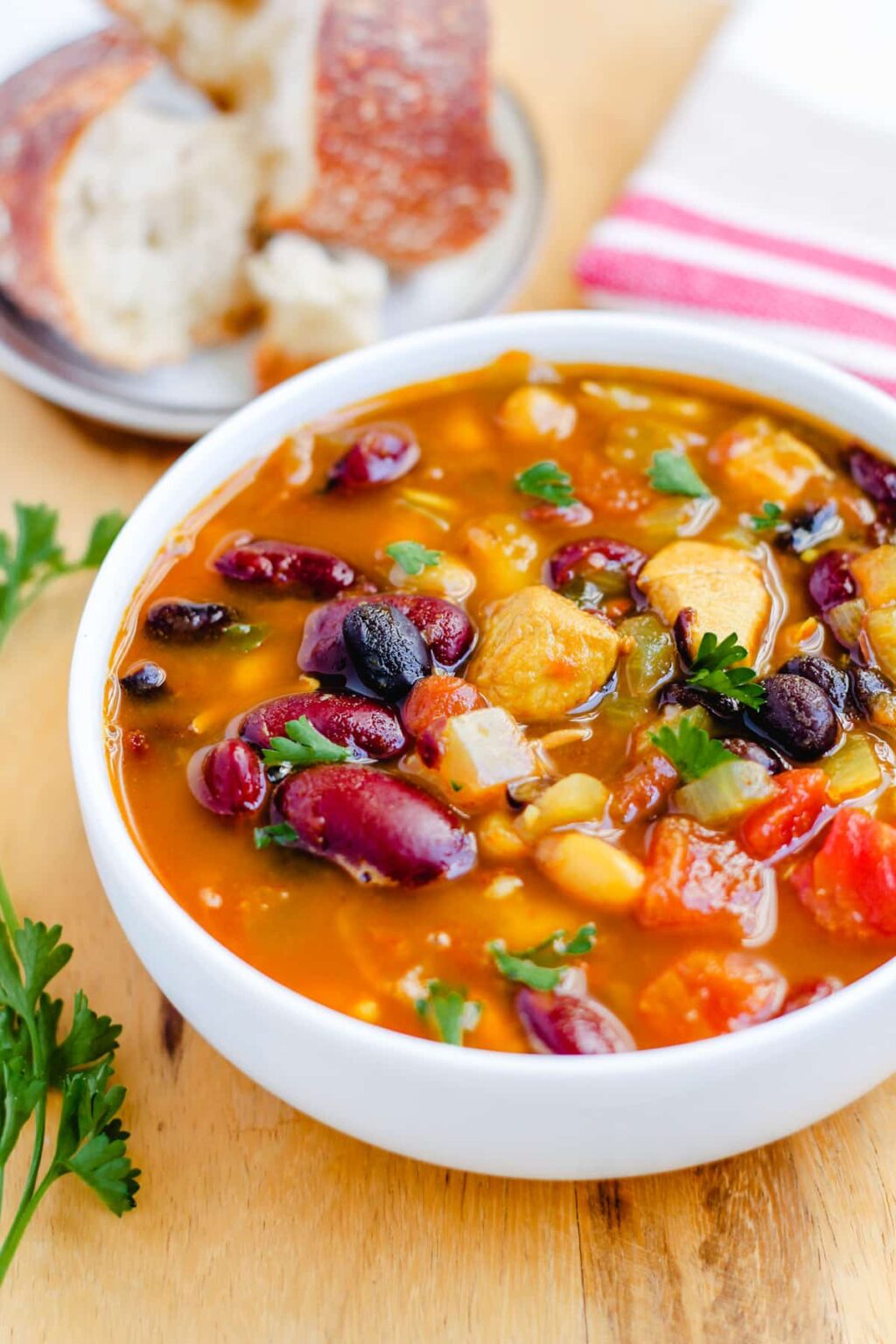 Three Bean Chicken Soup - The Honour System